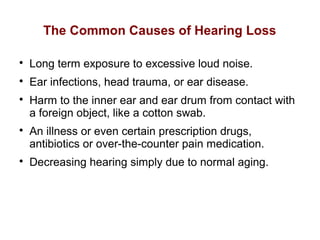Hearing Loss-Fact Sheet | PPT
