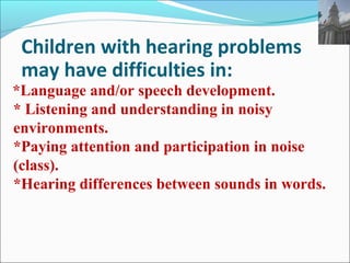 Hearing loss in children | PPT