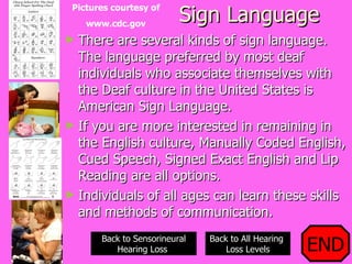 Hearing loss options and explanations | PPT