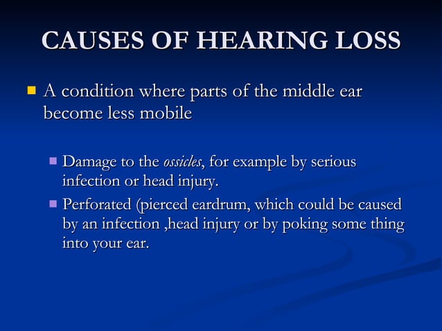 Hearing Losspowerpoint | PPT