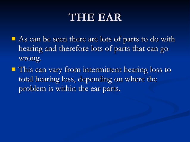 Hearing Losspowerpoint | PPT