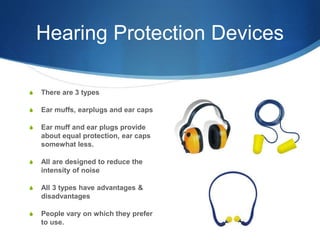 Hearing loss prevention | PPTX