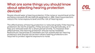 Hearing Protection | PDF