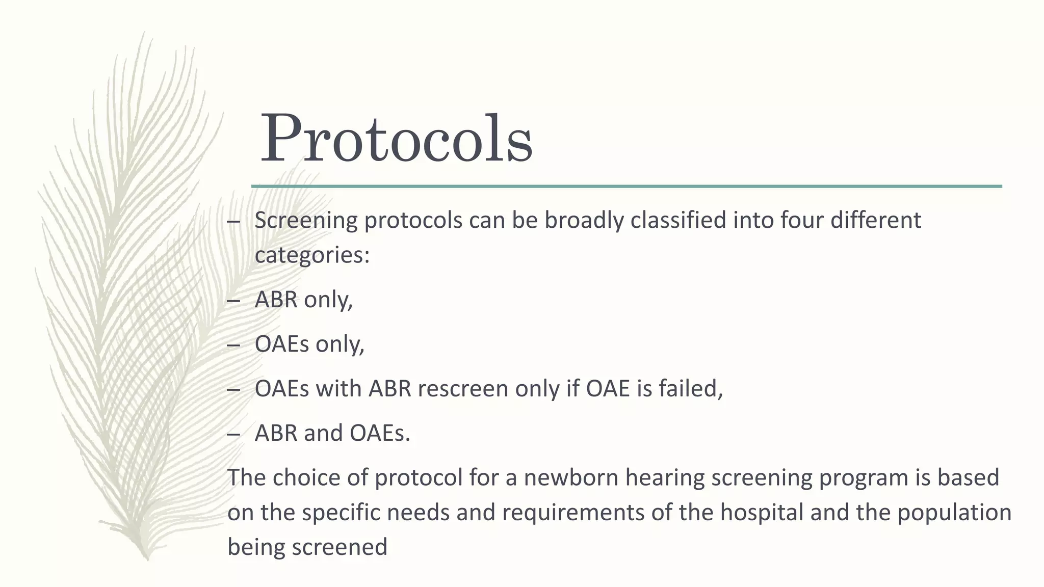 Hearing screening | PPTX