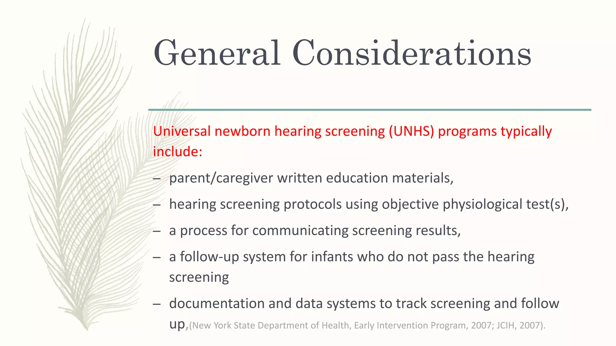 Hearing screening | PPTX