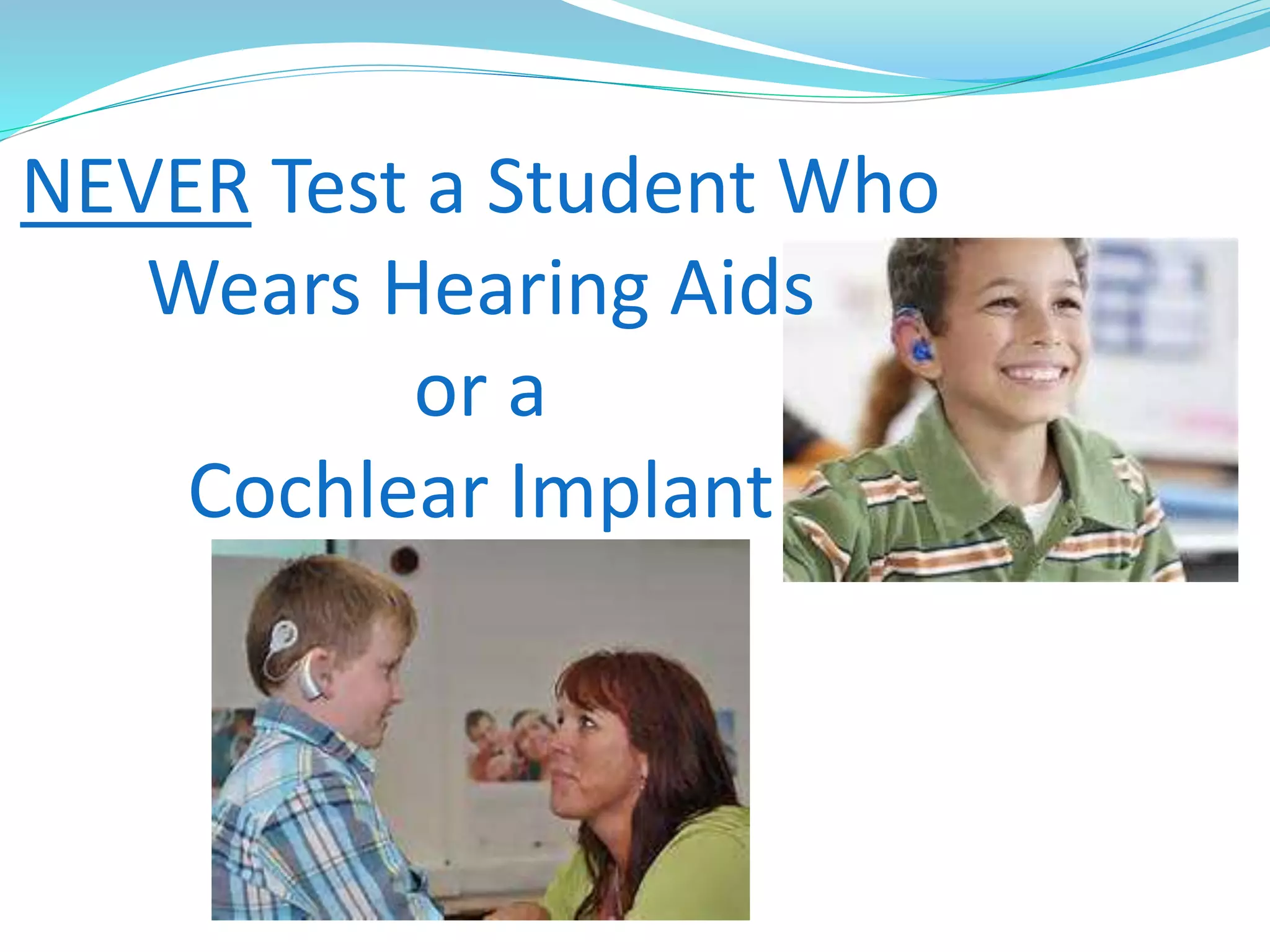 CCSD Hearing Screening Training PowerPoint 2014 | PPT