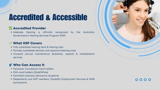 Hearing Service Program.pdf by Adelaide. | PPT