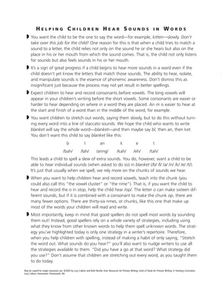 Hearing sounds in words | PDF