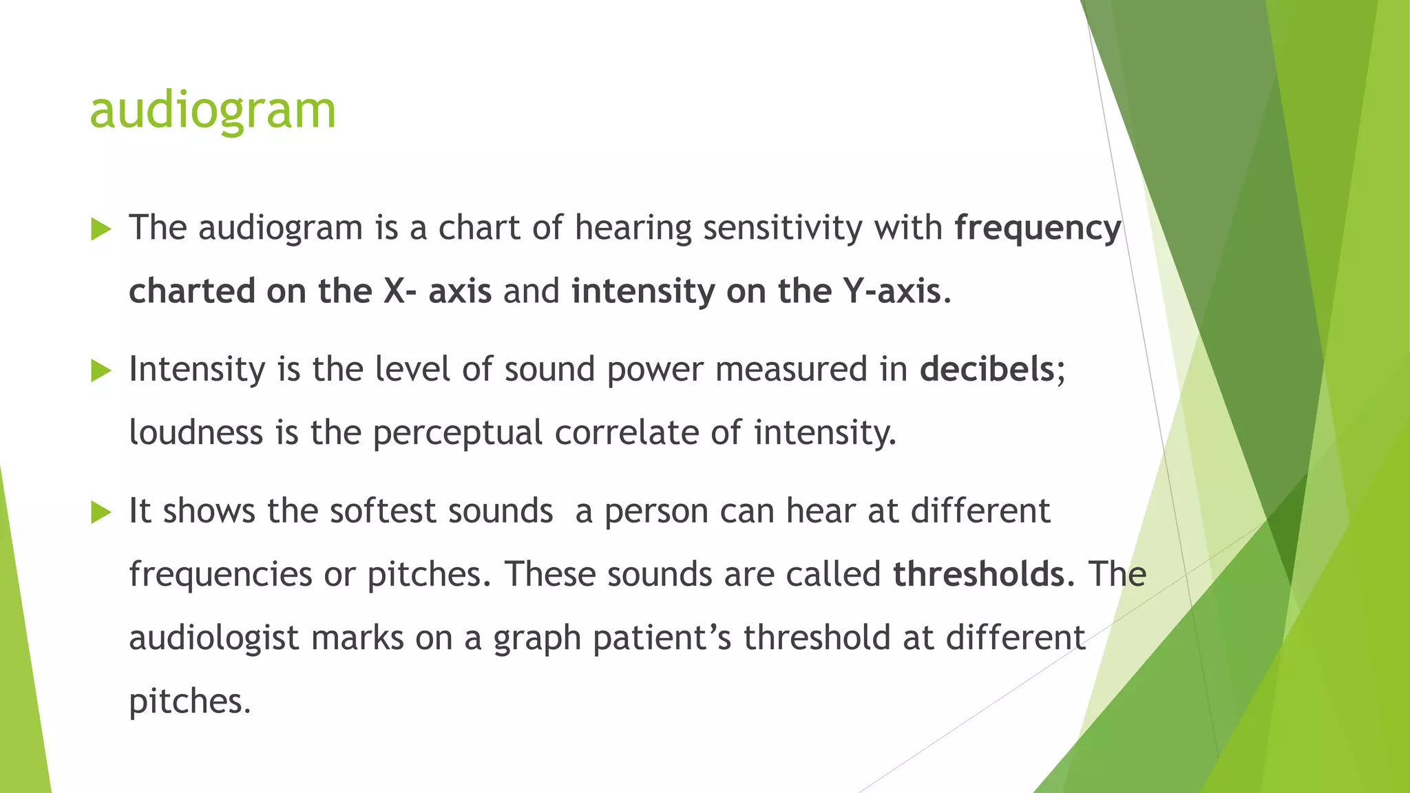 Hearing tests | PPTX