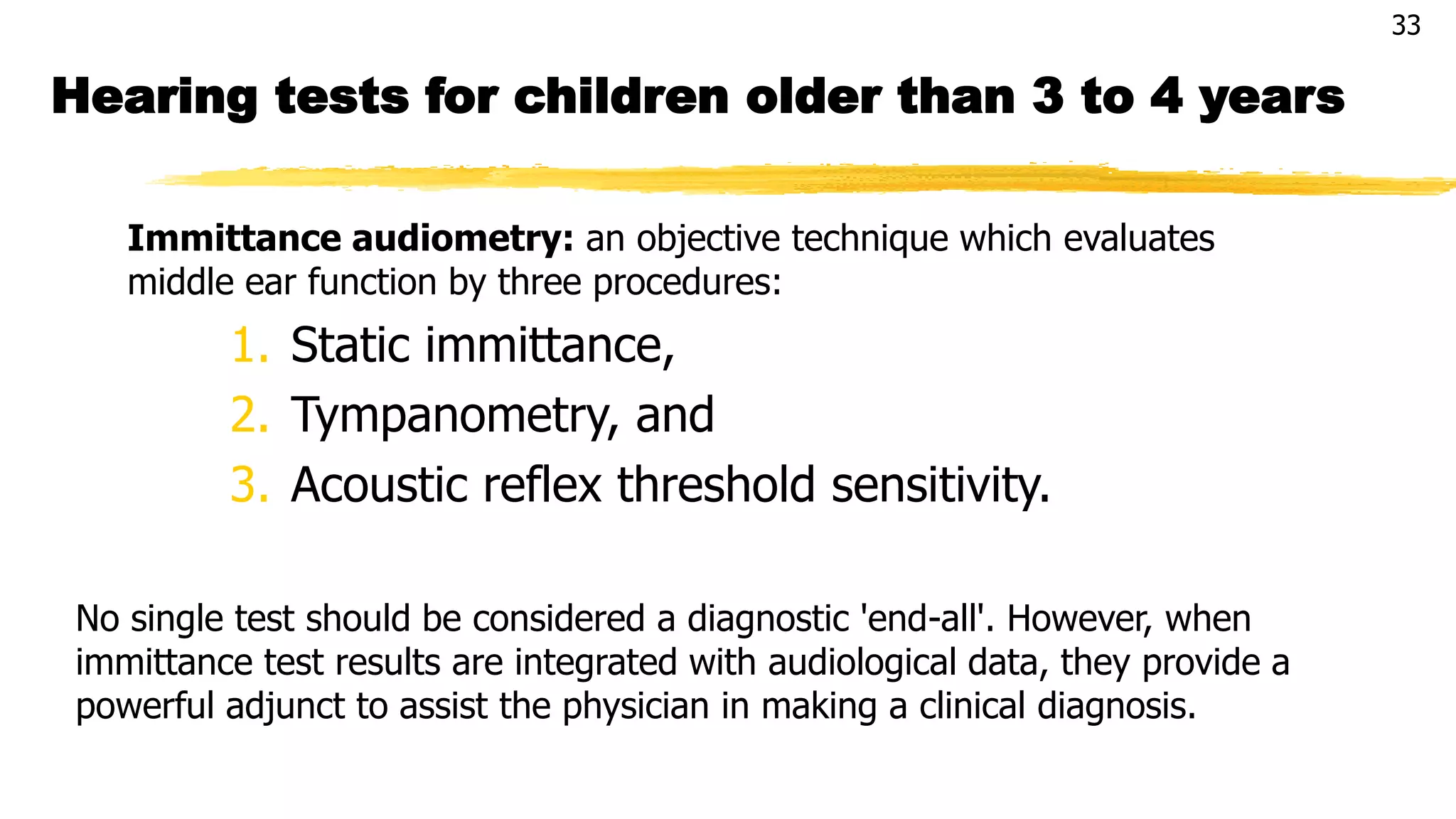 Hearing Tests for Children | PPTX