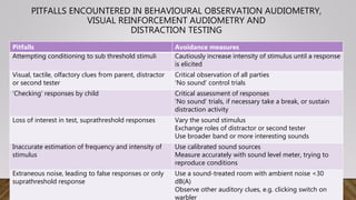 Hearing tests in children | PPTX