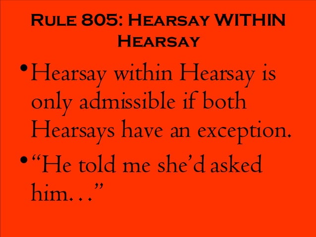 Hearsay | PPT