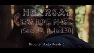 HEARSAY-EVIDENCE POWERPOINT FOR EDUCATIONAL PURPOSES | PPT