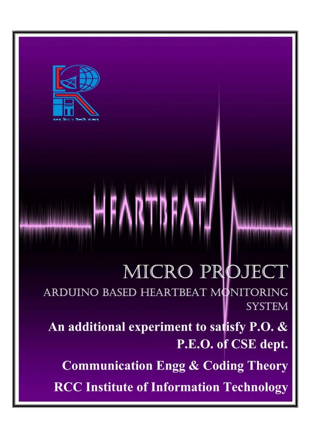Arduino based heartbeat monitoring system. | PDF