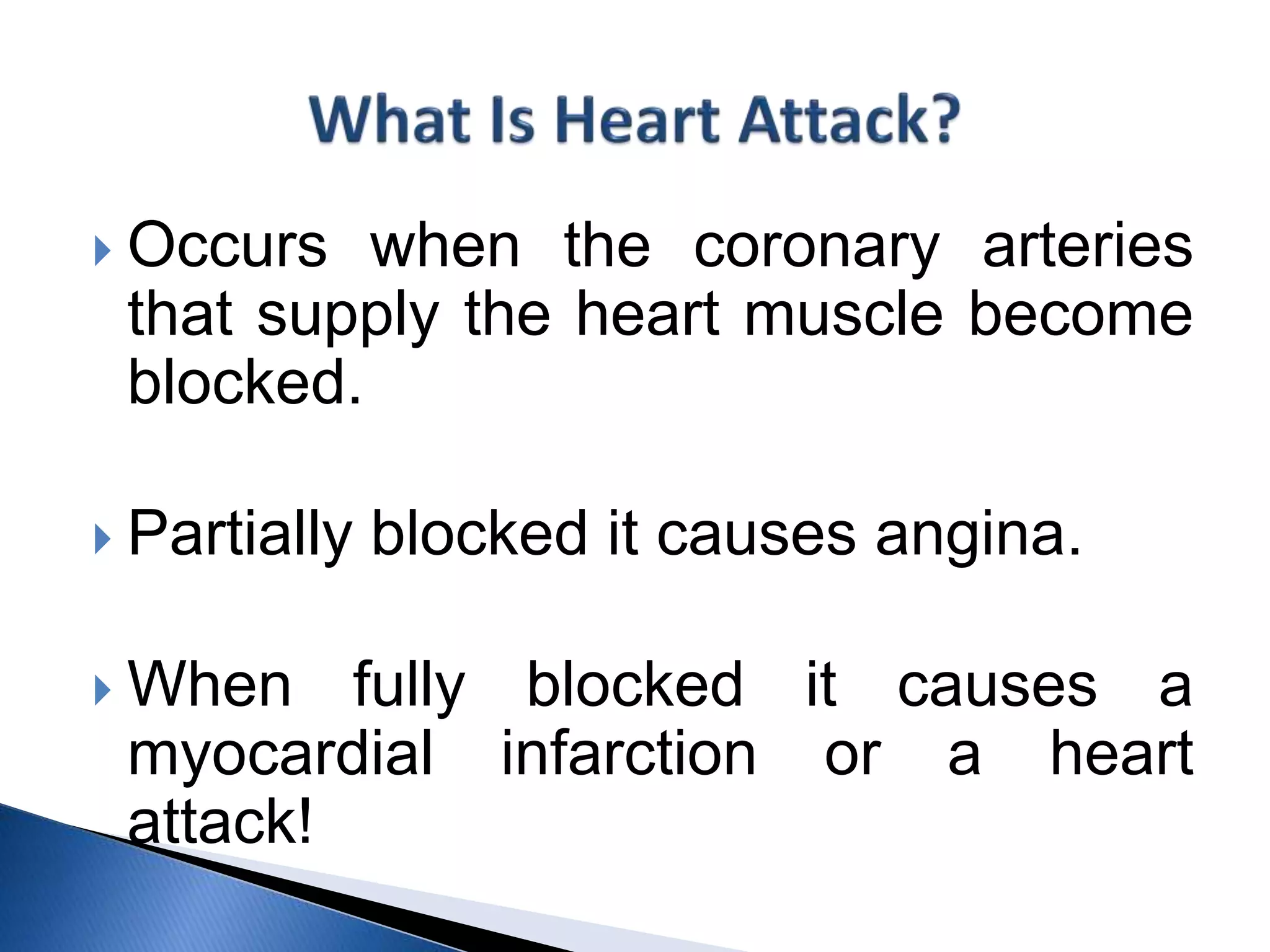 Heart attack, Acute myocardial infarction | PPTX