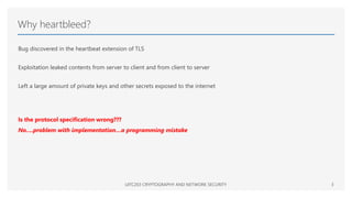 Heartbleed Bug: A case study | PPTX
