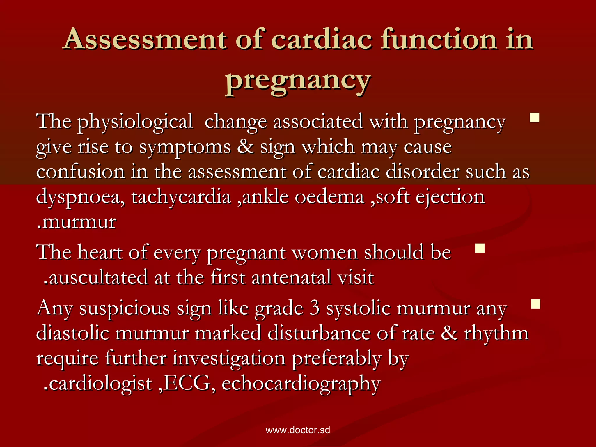 Heart Disease & Pregnancy | PPT