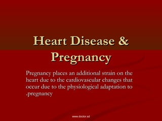 Heart Disease & Pregnancy | PPT