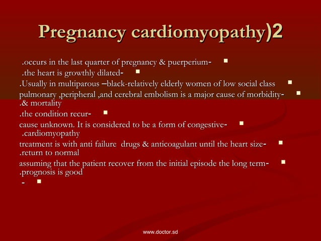 Heart Disease & Pregnancy | PPT