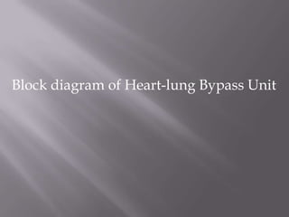 Heart lung by pass unit | PPTX