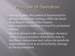 Heart lung by pass unit | PPTX