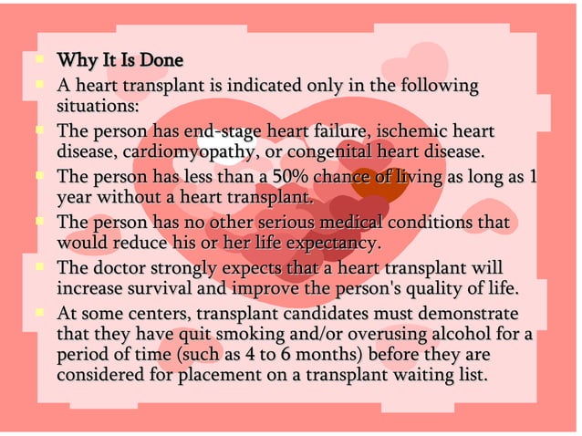 Heart Transplant | PPT
