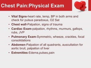 Chest pain under evaluation | PPTX