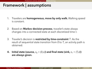 Yuki Oyama - Markov assignment for a pedestrian activity-based network design problem | PDF