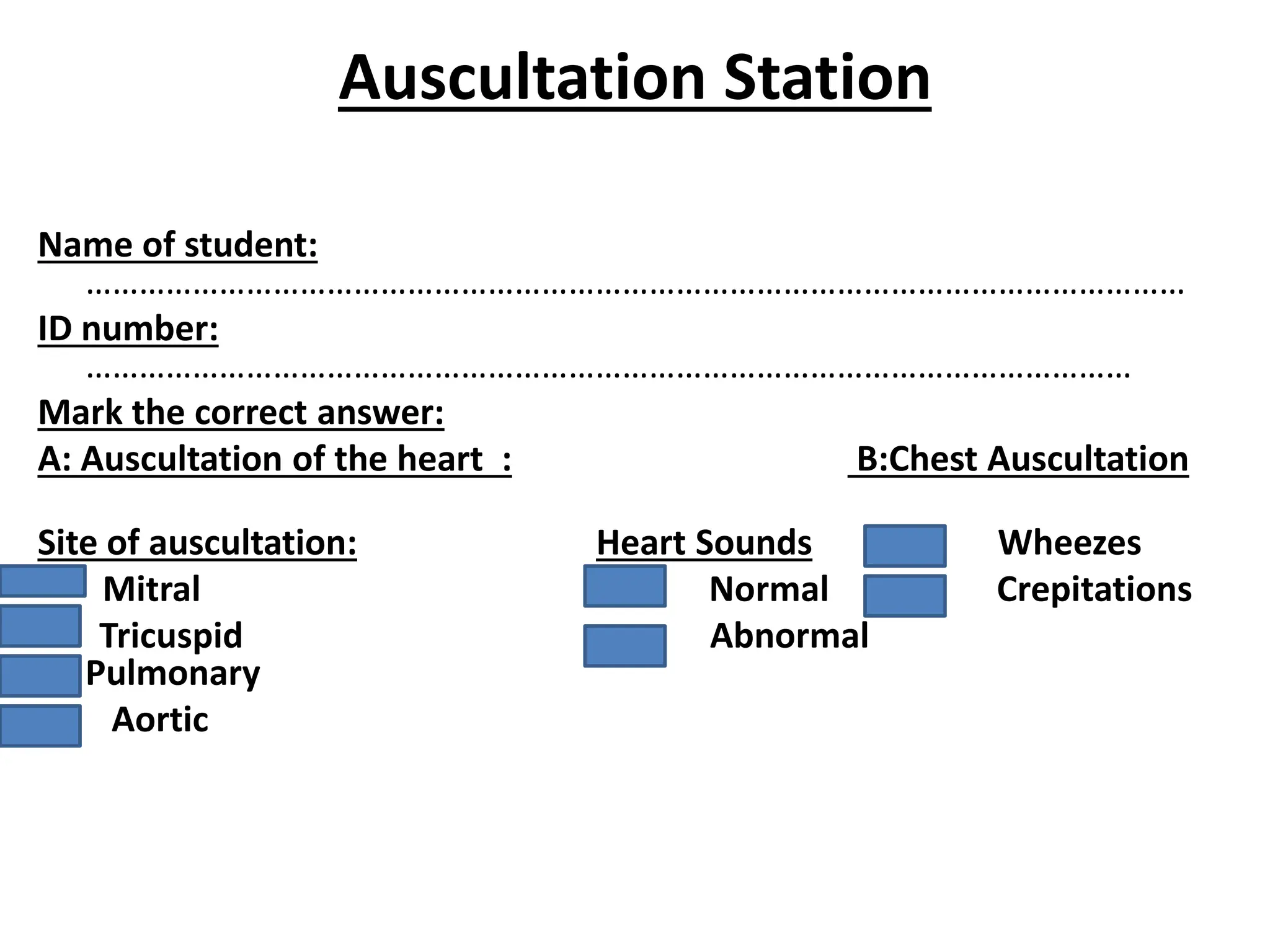 Heart and Chest auscultation and heart sounds | PDF