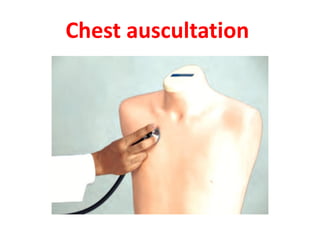 Heart and Chest auscultation and heart sounds | PPT