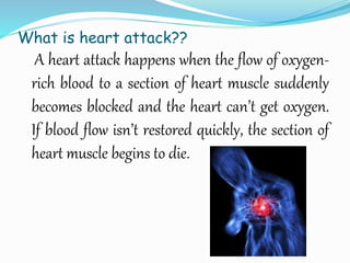 Heart attack | PPTX | Heart and Cardiovascular Diseases | Diseases and ...