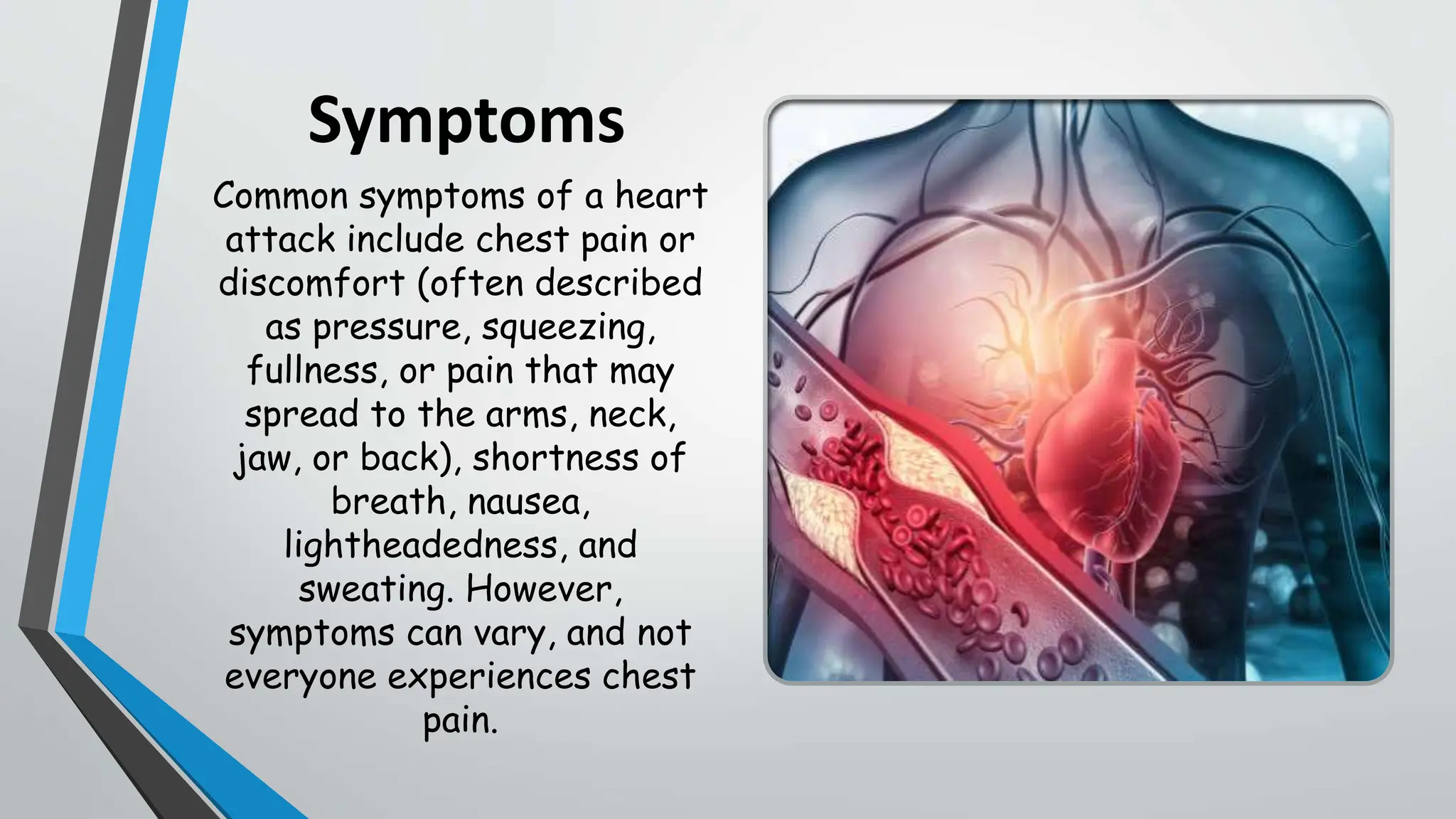 Heart Attack: Recognizing the Warning Signs and Taking Action | PPTX | Heart and Cardiovascular ...