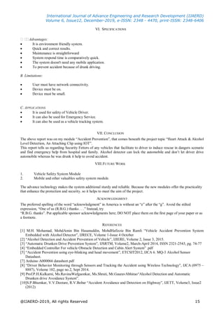 Heart attack and alcohol detection sensor using internet of things | PDF
