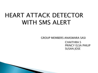 Heart attack detector | PPTX