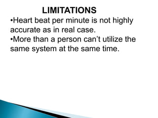 Heart attack detector | PPTX