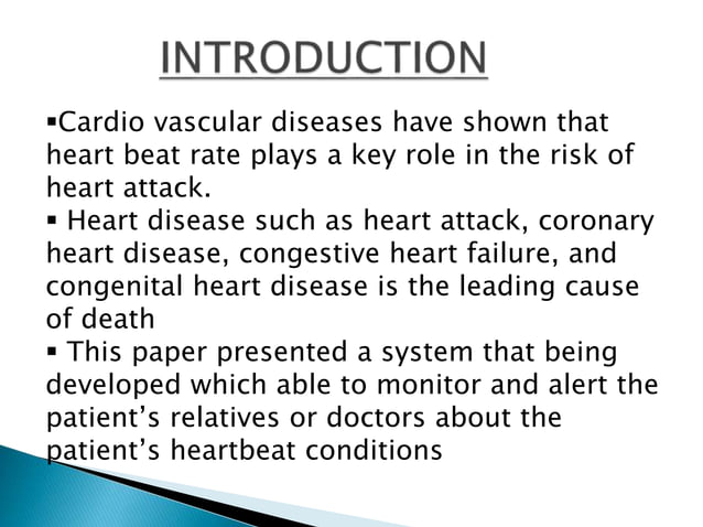 Heart attack detector | PPT