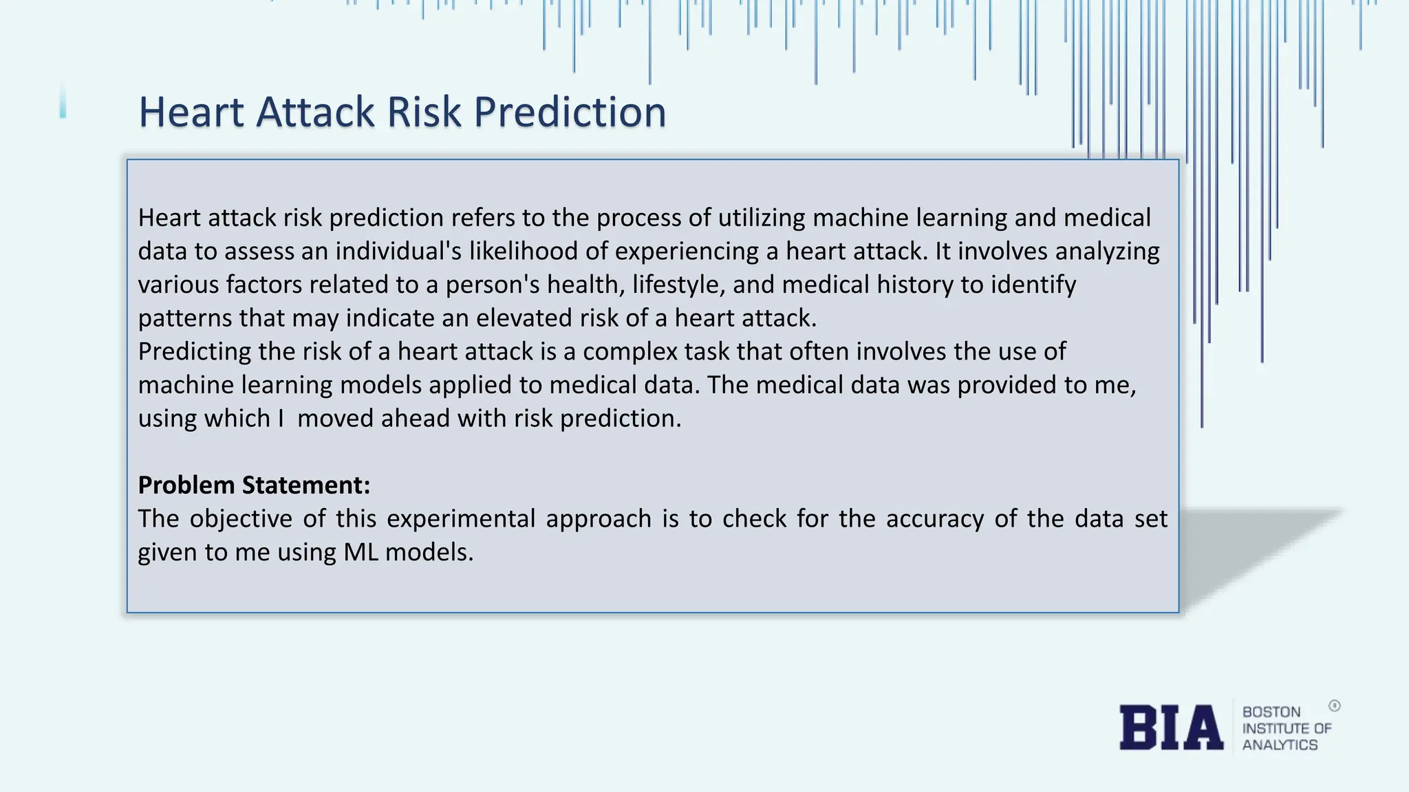 Decoding the Heart: Student Presentation on Heart Attack Prediction ...