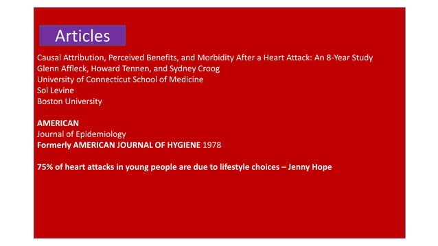Heartattack presentation | PPT