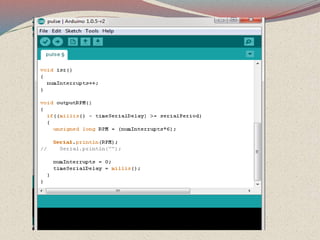 Heart beat detector using arduino | PPT