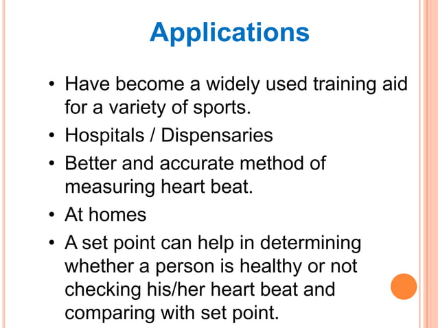 Heart beat monitor system PPT | PPTX | Heart and Cardiovascular ...