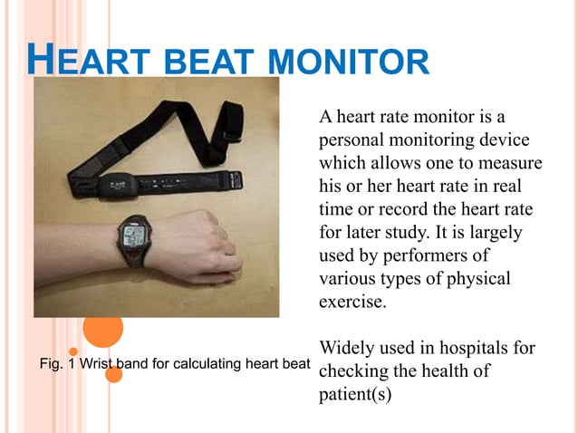 Heart beat monitor system PPT | PPTX | Heart and Cardiovascular ...