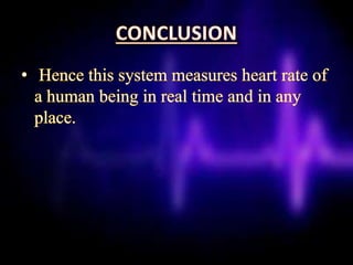 Heart beat monitoring system | PPT