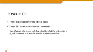 Heart beat monitoring system | PPTX