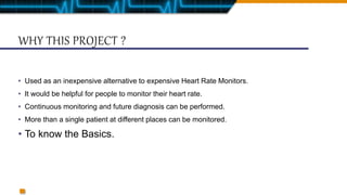 Heart beat monitoring system | PPTX