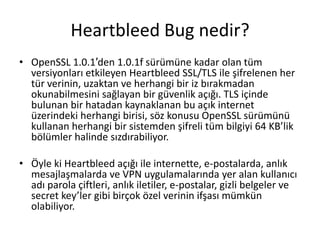 Heartbleed Nedir? | PPTX