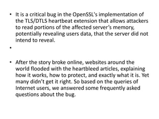 Heartbleed | PPTX