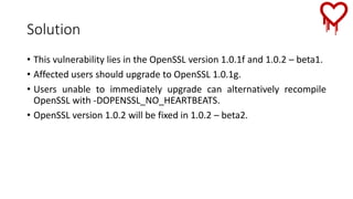 The Heartbleed Attack | PPTX
