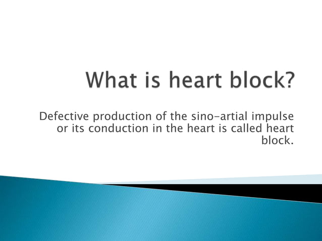 Heart block | PPT