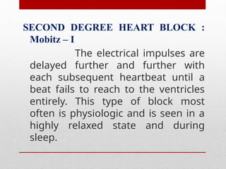 HEART BLOCK - Types and Nursing management..pptx