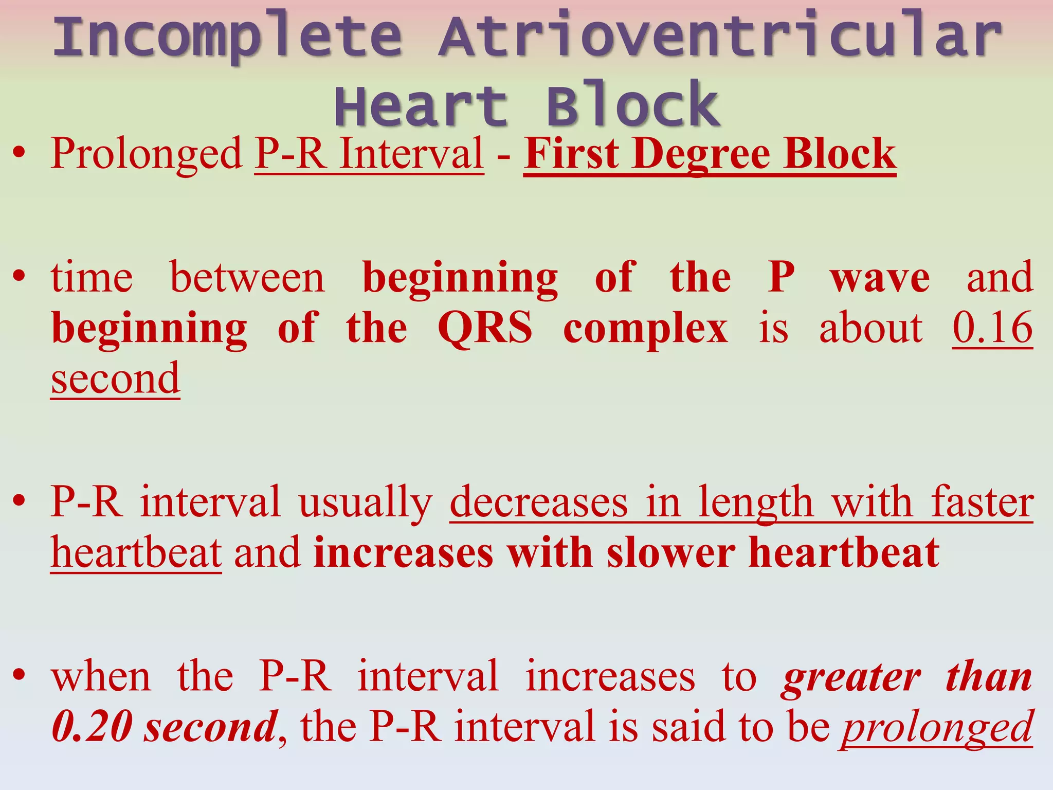 Heart block and ECG | PPTX